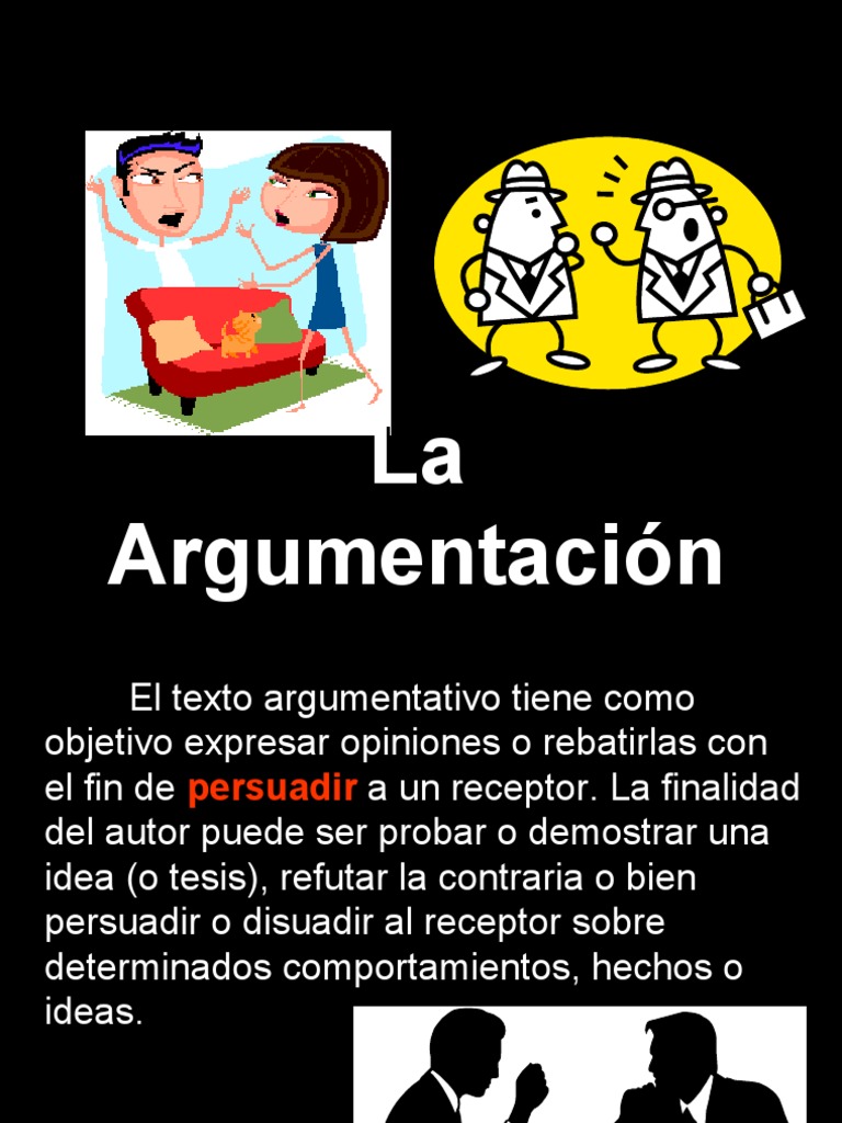 presentación argumentación | Teoría de la argumentación | Argumento ...