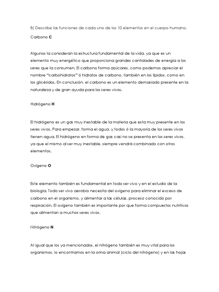 Actividad Integradora Etapa 2 | PDF | Organismos | Carbohidratos