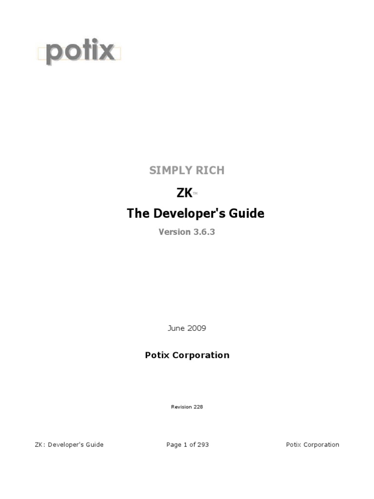 ZK Devguide PDF | PDF