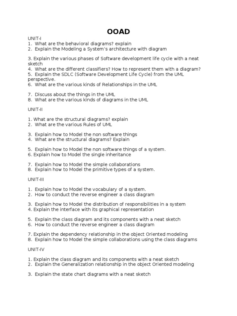 Ooad | Download Free PDF | Unified Modeling Language | Use Case