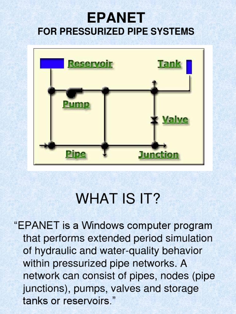 EPANET Guide for Engineers | PDF | Science & Mathematics | Computers
