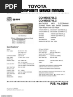 Panasonic Cq-Ts0920ab Toyota SM PDF | PDF | Computers | Technology ...