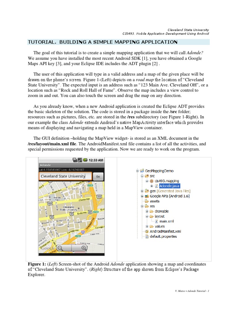 00 Tutorial Mapping | PDF | Android (Operating System) | Application ...