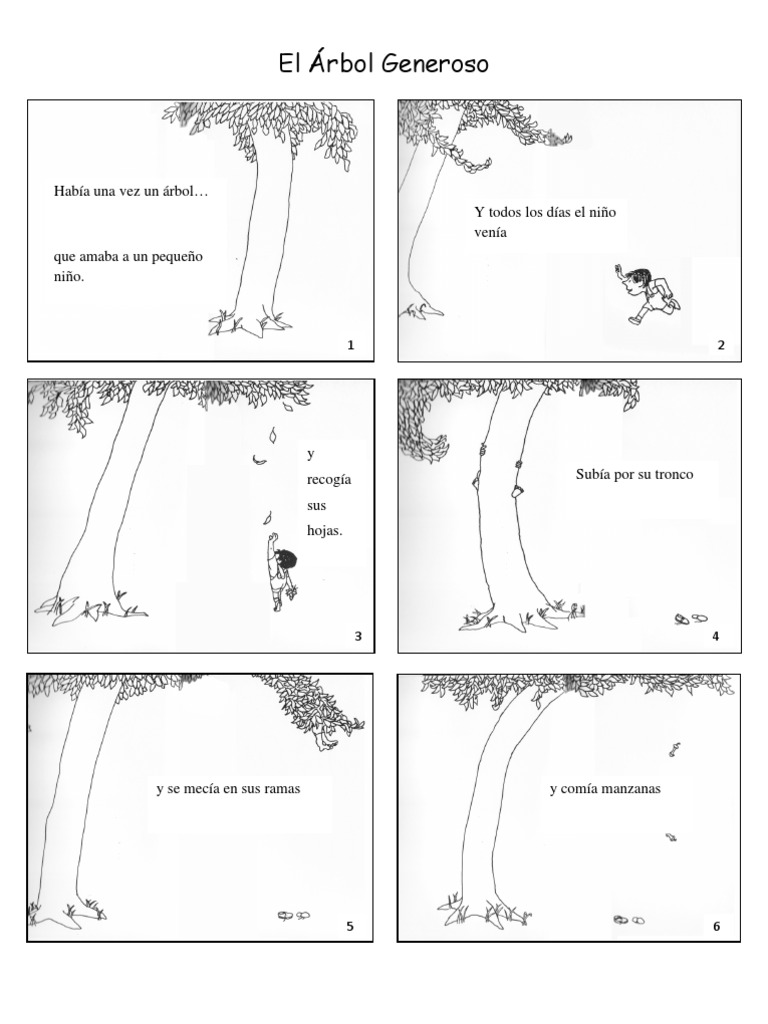 El árbol Generoso Para Imprimir Haruki Murakami: 「The Giving