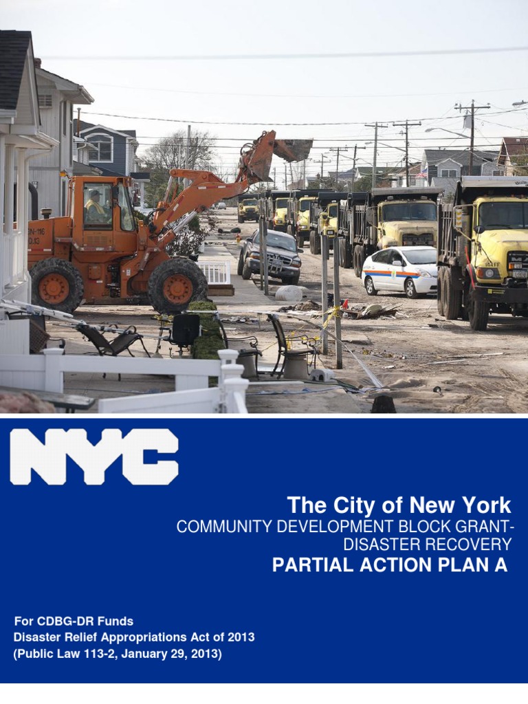 NYC Community Development Block Grant-Disaster Recovery Action Plan A ...