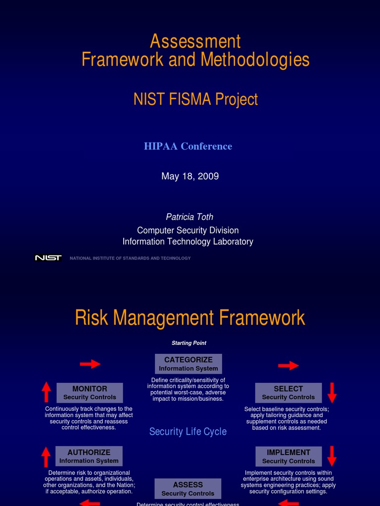 NIST Risk Management Framework Overview | PDF | Information Technology ...