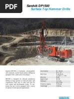 Sandvik DP1500 | PDF | Drill | Drilling