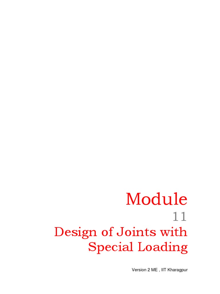 34 Design of Joints With Variable Loading | PDF | Fatigue (Material ...