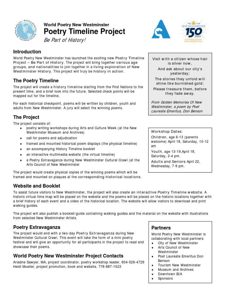 Poetry History Timeline | PDF