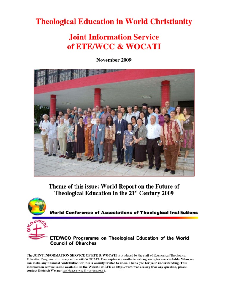 Challenges and Opportunities in Theological Education in the 21st ...