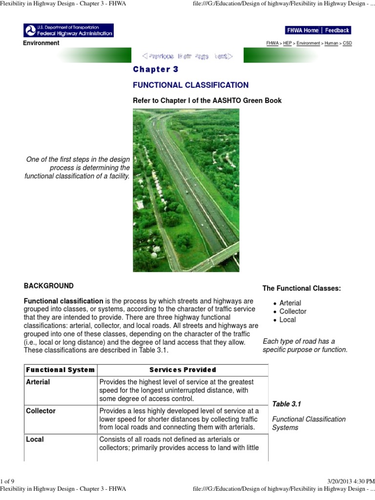 Functional Classification in Highways | Highway | Controlled Access Highway