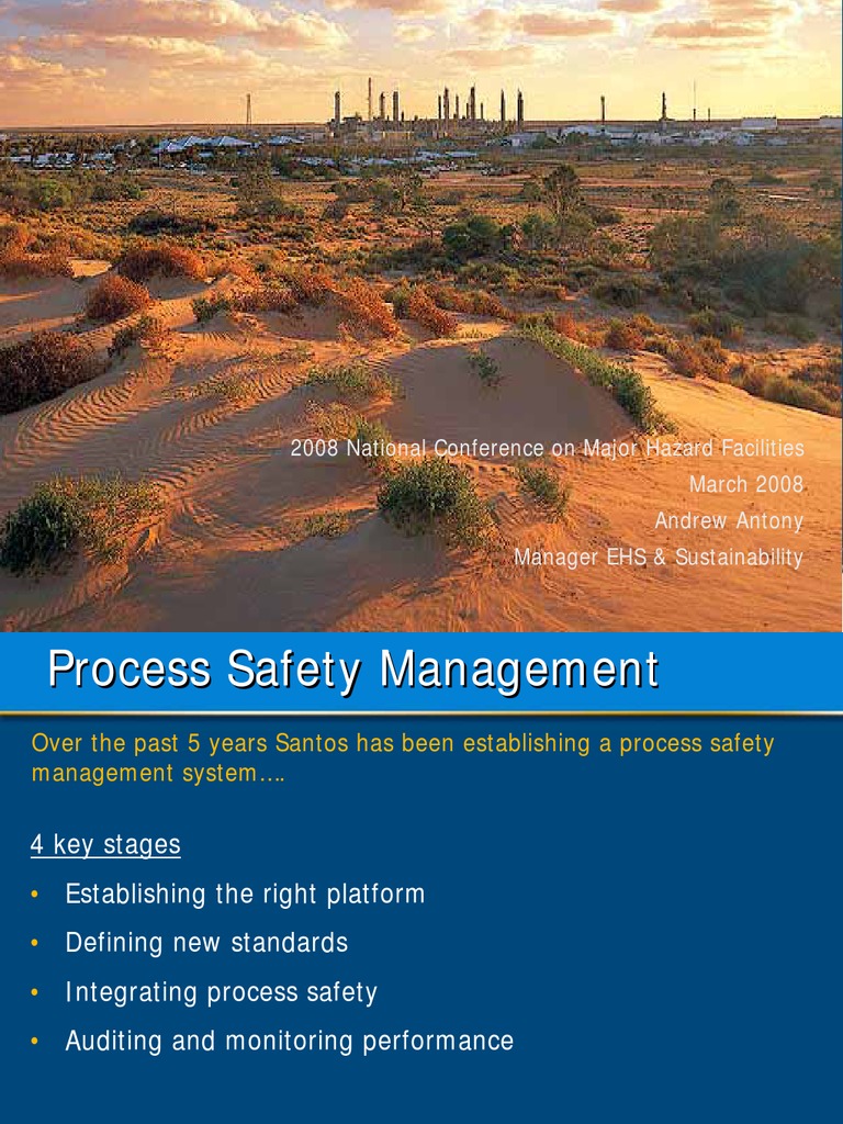 Integrating Process Safety into the Santos EHS Management System | PDF ...