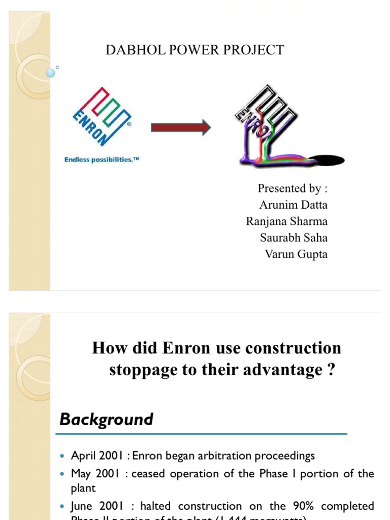 Enron: Definición y Contexto | PDF