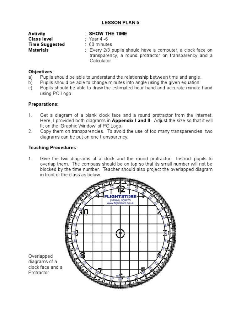 Lesson Plan 5 Activity Class Level Time Suggested Materials | PDF ...