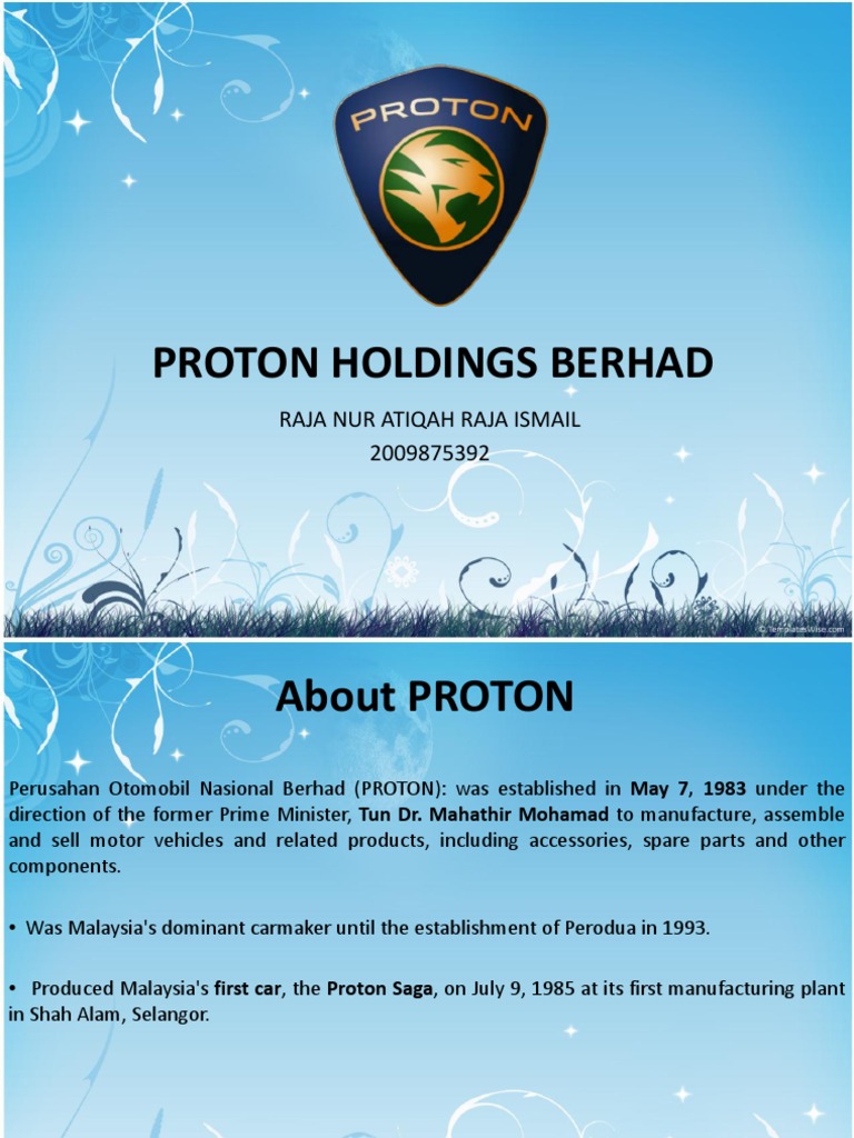 Proton Holdings Berhad | PDF
