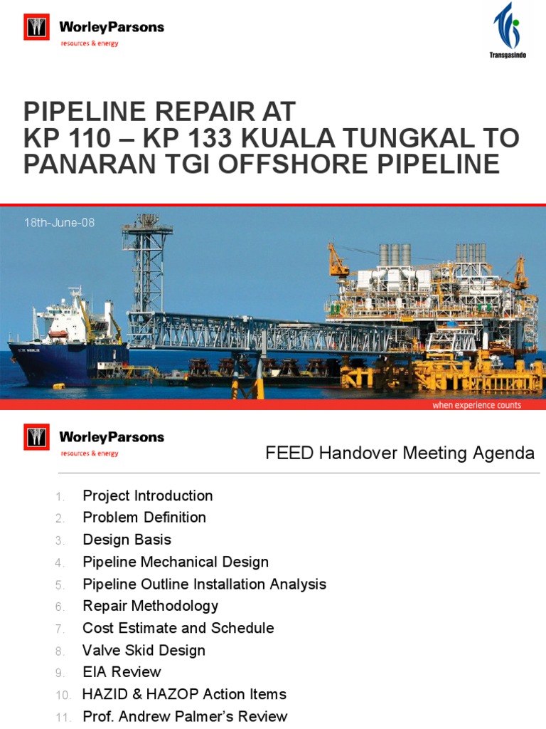 Pipeline Repair Project FEED 1 | PDF | Pipeline Transport | Mechanical ...