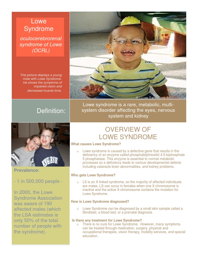 Lowe Syndrome | Download Free PDF | Autism | Medicine