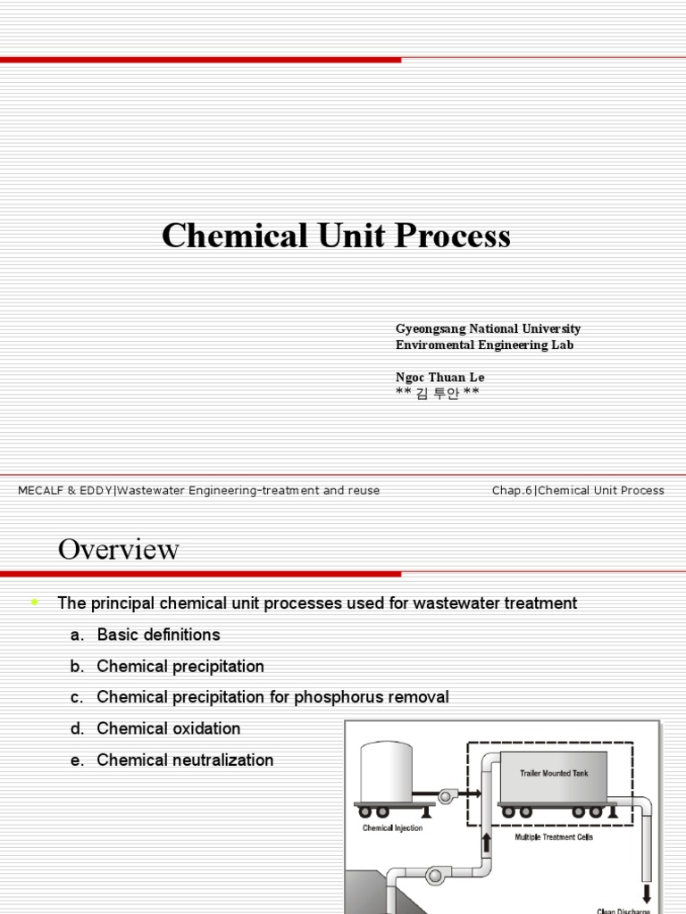 Lecture - Chemical Process in Waste Water Treatment | PDF | Sewage ...