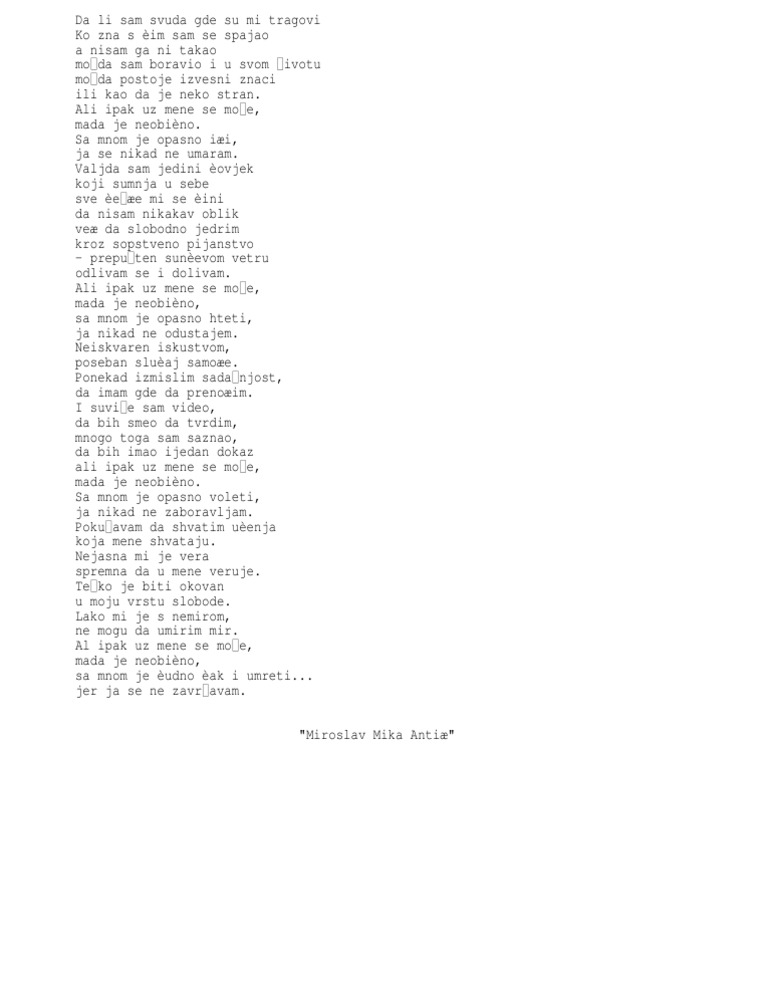 Mika Antic | PDF