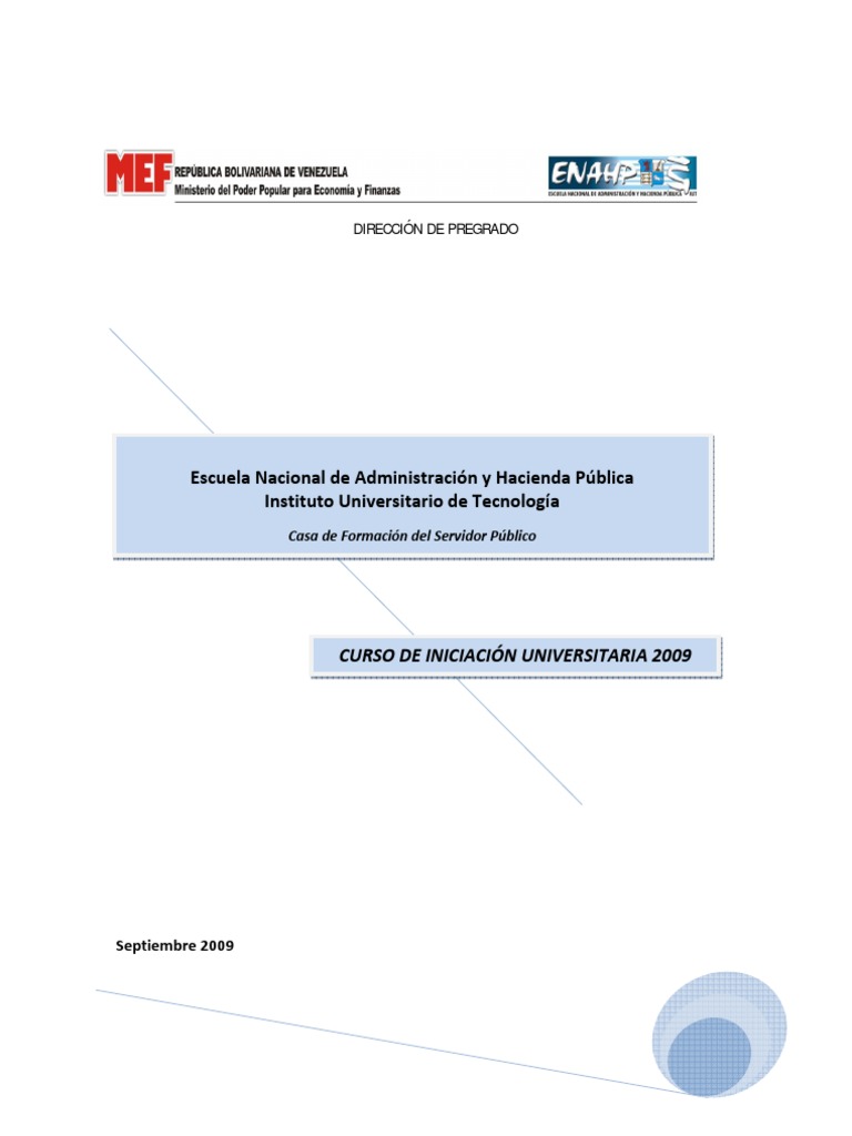 Programas Del Ciu | PDF | Factorización | Ecuaciones