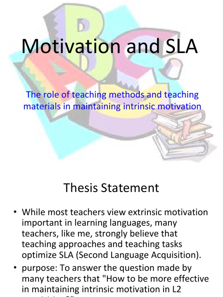 Motivation and SLA | PDF | Second Language Acquisition | Motivation