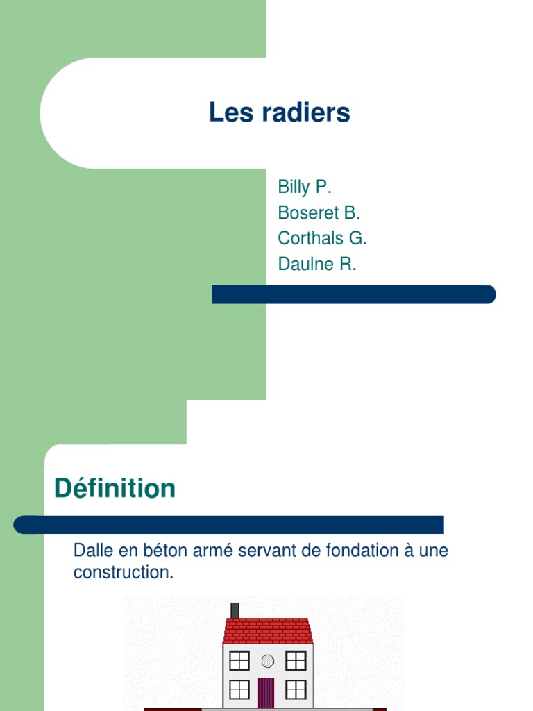 Les Radiers | PDF | Ingénierie des structures | Génie du bâtiment