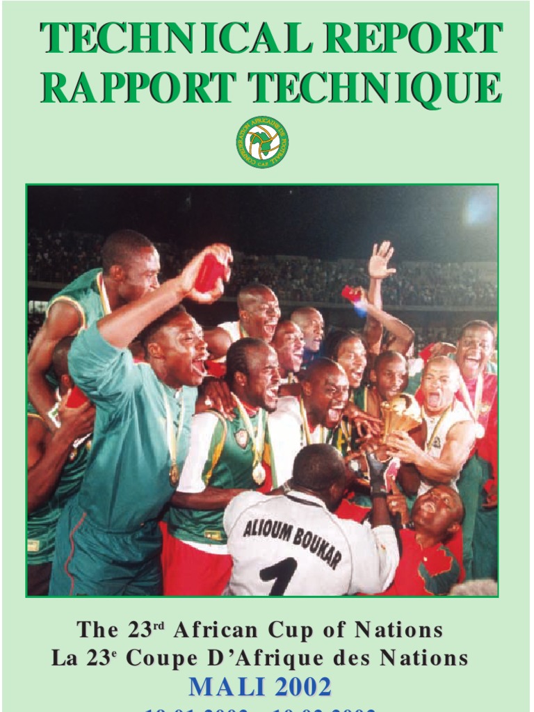 2002 - Africa Cup of Nations - Technical Report | PDF | Sportspeople ...