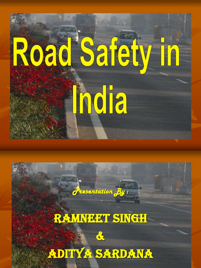 Road Safety Awareness in India | PDF | Traffic Collision | Road Traffic ...