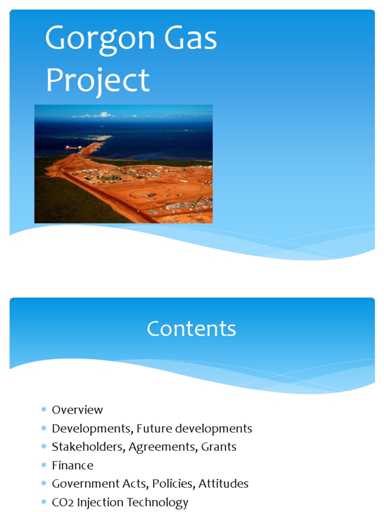 Gorgon Gas Project Slideshow | PDF | Natural Gas | Economies