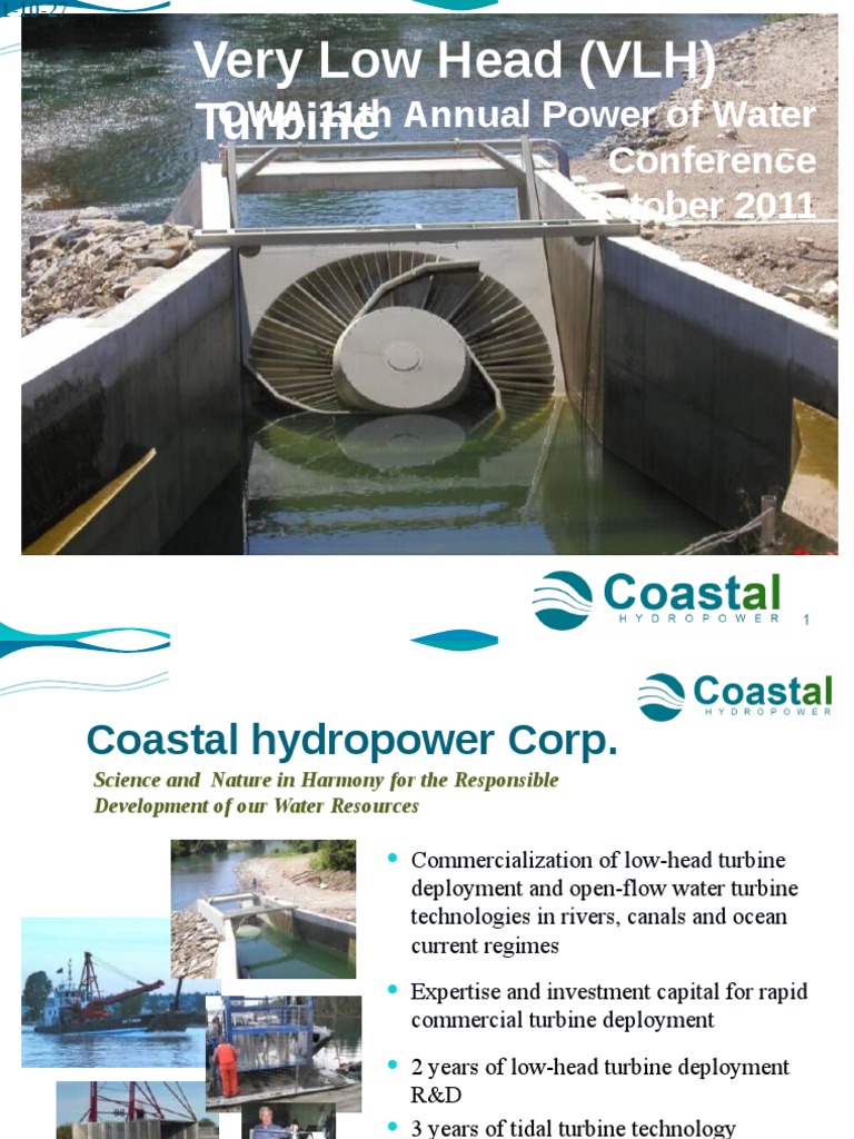 Costal VLH Turbine | PDF | Hydroelectricity | Water Resources