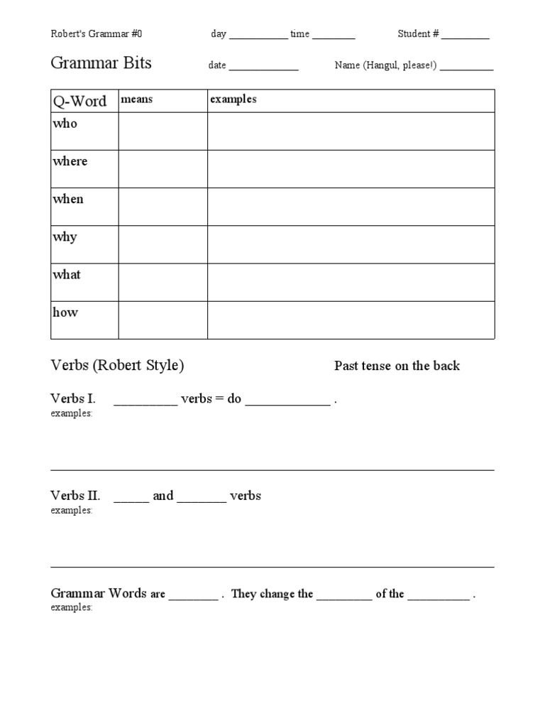 Grammar Bits | PDF