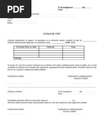 Model Extras de Cont | PDF