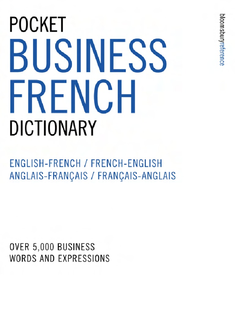 Business French-English Dictionary | PDF
