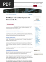 How To Do Progress Update in Primavera P6 | PDF