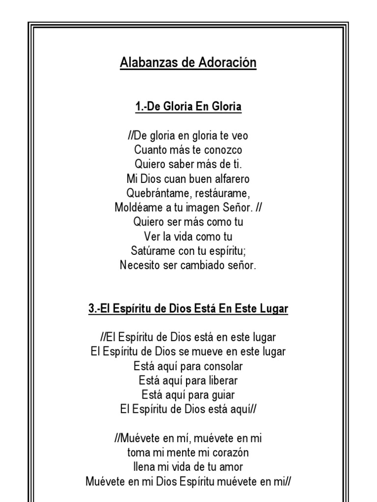 Copia de Alabanza de Adoracion | PDF | Cristo (título) | Jesús