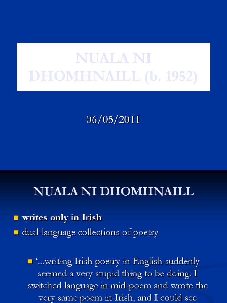 Irish Nuala | PDF | Irish Language | Ireland