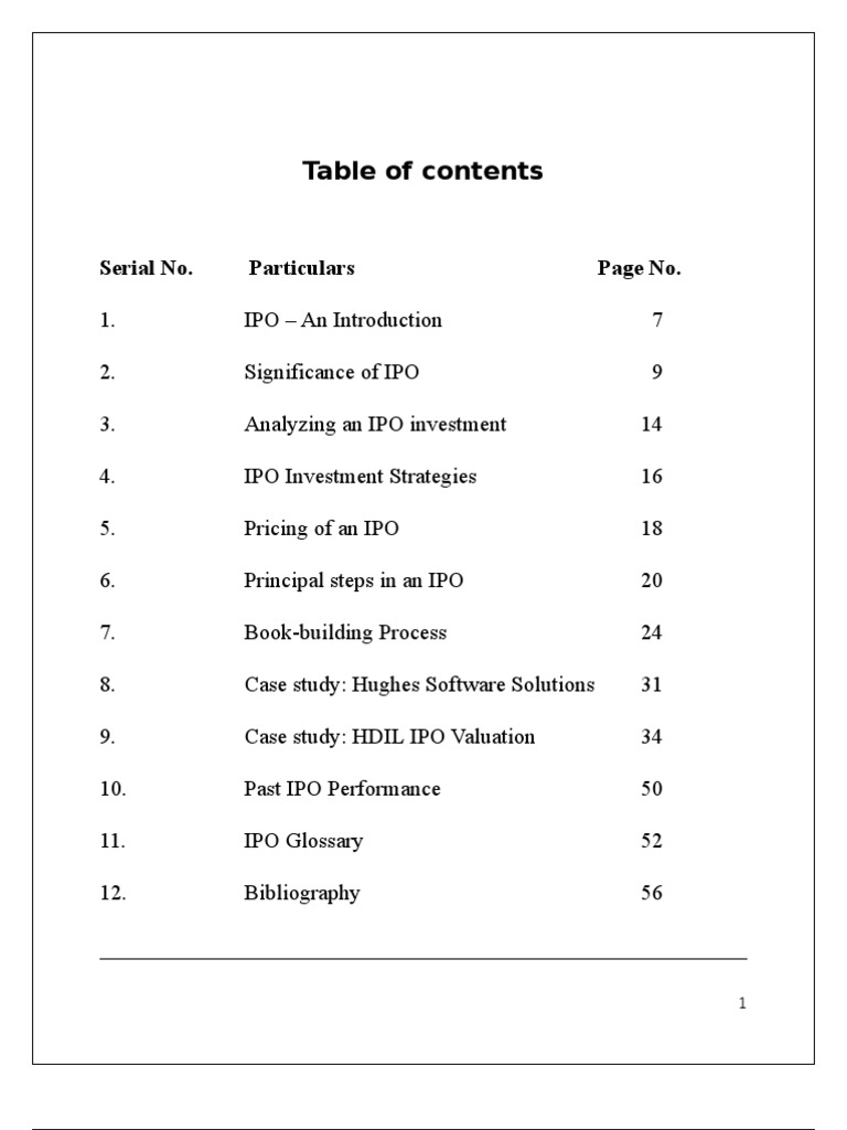 IPO | PDF | Initial Public Offering | Public Company