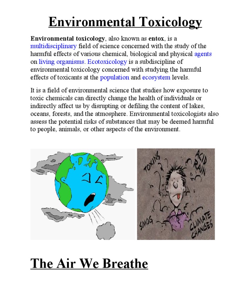 Environmental Toxicology | PDF | Toxicology | Toxin