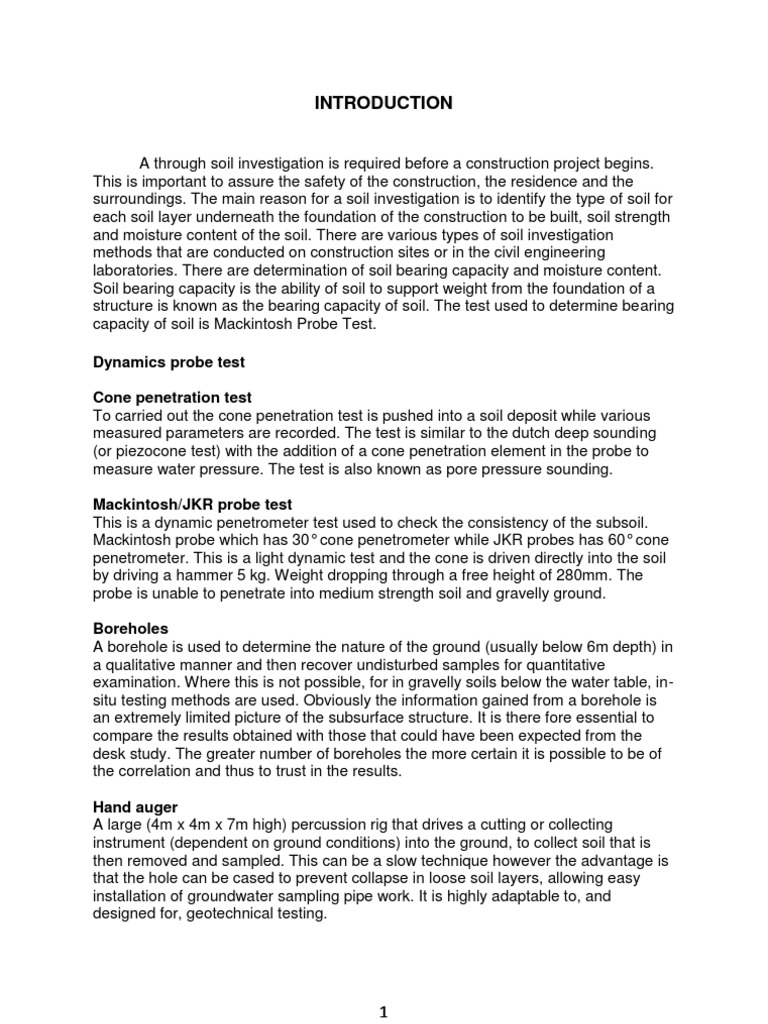 Proba Mackintosh | PDF | Geotechnical Engineering | Soil
