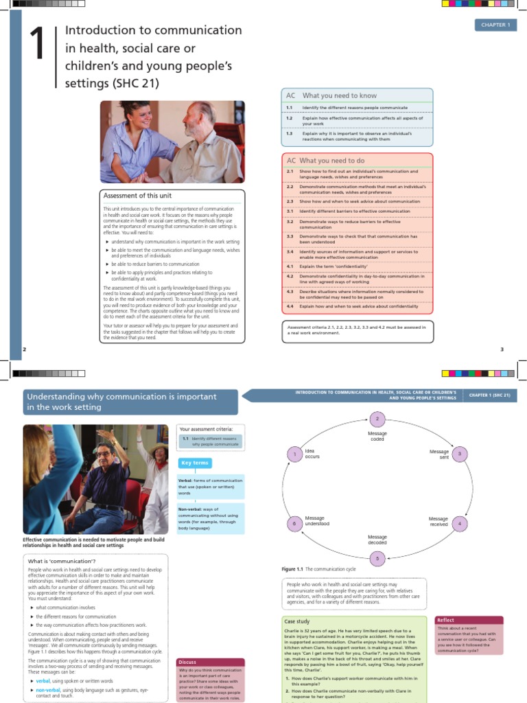 Hsclevel2chapter1 Communication | PDF | Nonverbal Communication | Body ...