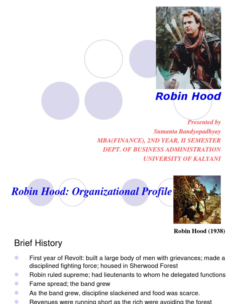 Robin Hoodrobin Hood Case Analysis | PDF | Strategic Management | Violence