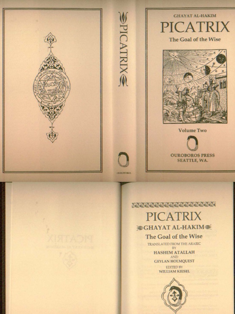 Picatrix, Original Book 1, in English | PDF