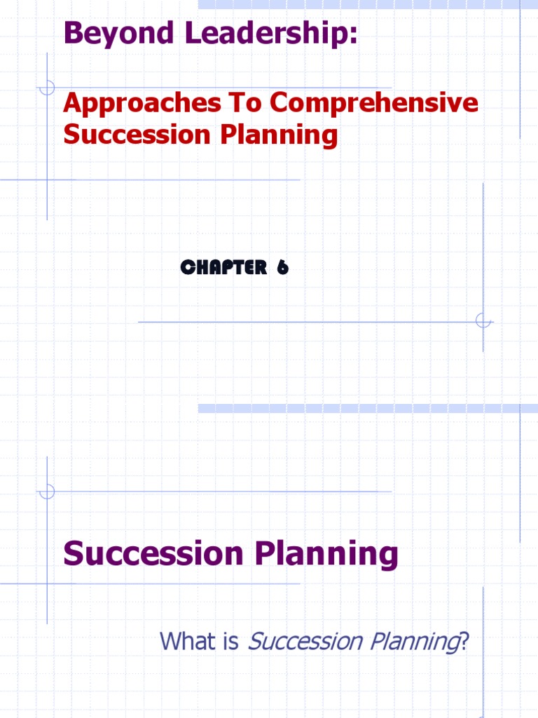 Comprehensive Succession Planning | PDF | Succession Planning ...