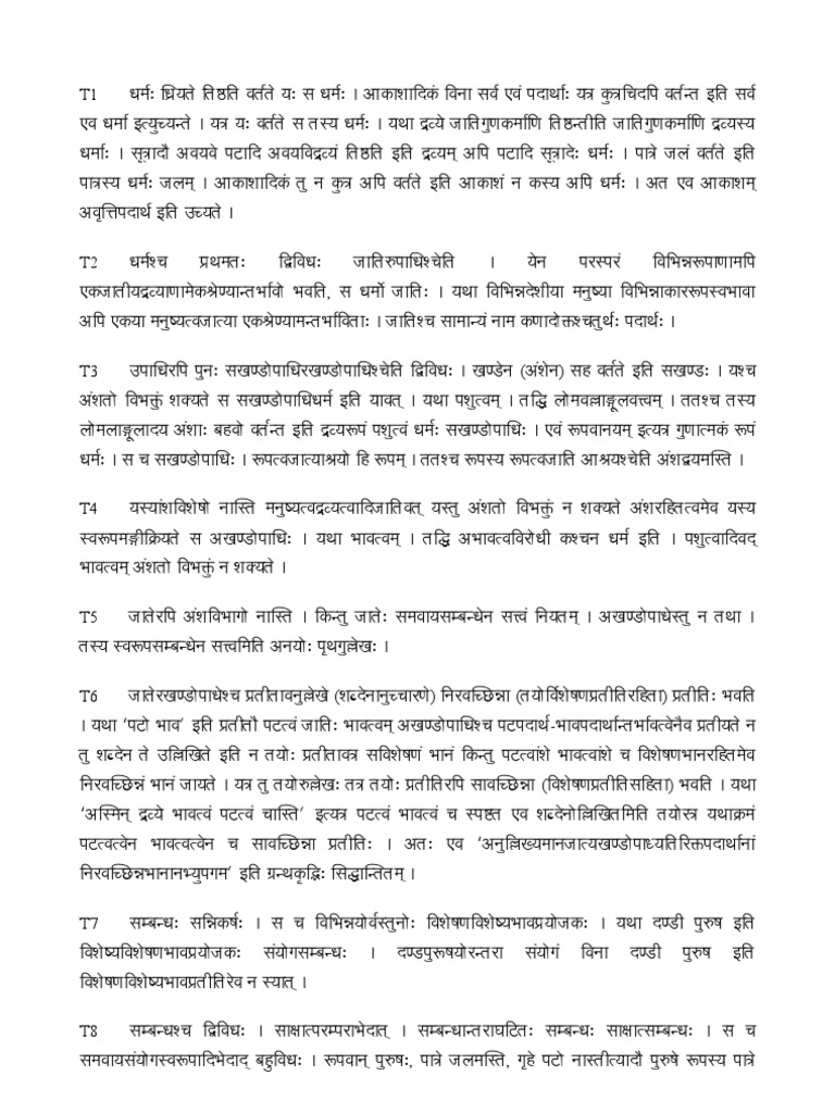 Navya Nyaya Bhasha Pradipa | PDF