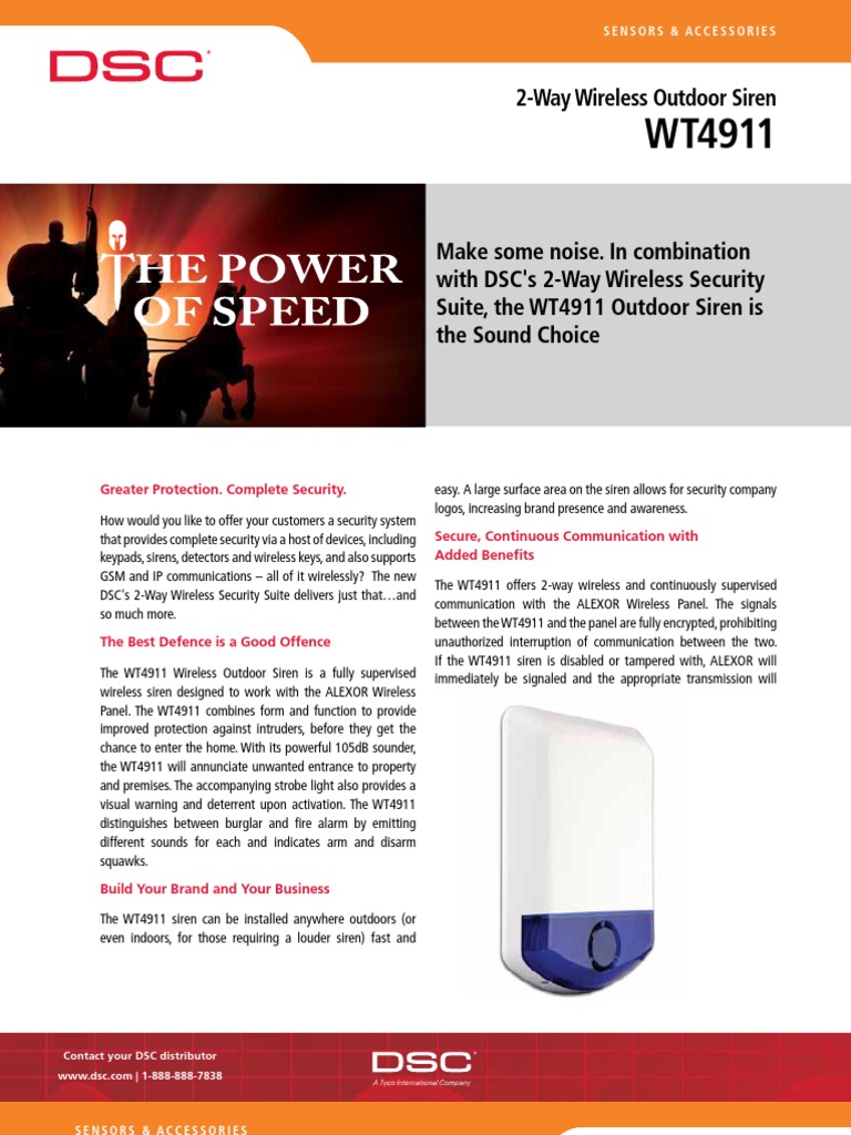 30-973-R001 Outdoor Siren Spec Final | PDF | Electrical Engineering ...