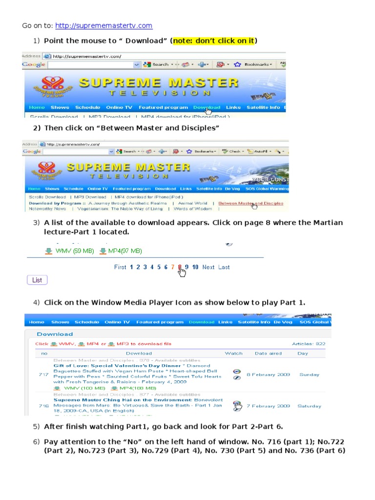 Download Martian Lecture Series Steps | PDF