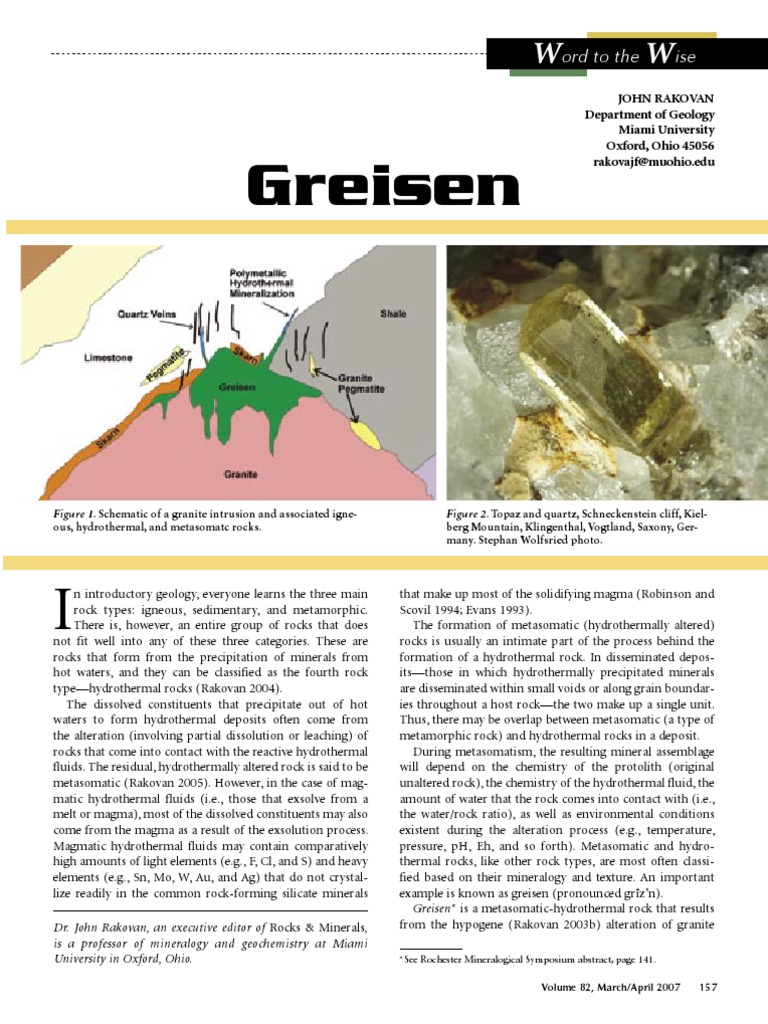 WTTW Greisen | Igneous Rock | Rock (Geology)