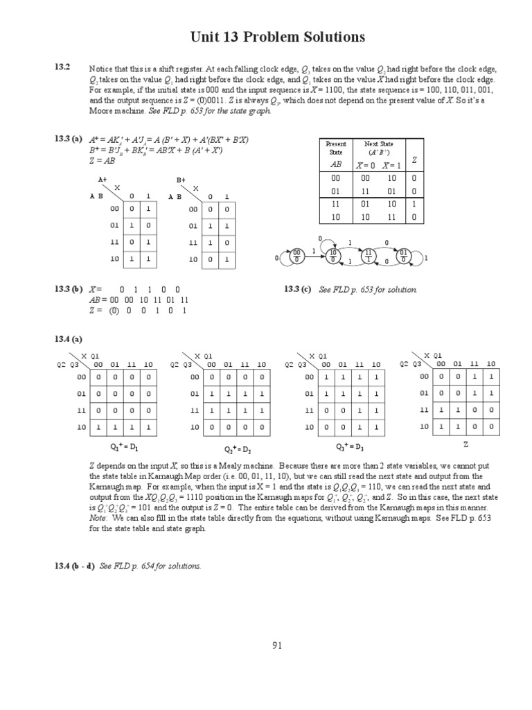 Fundamentals of Logic Design 6th Edition Chapter 13 | PDF | Areas Of ...