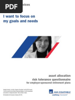 Risk Profile Questionnaire PDF | PDF | Investment Fund | Investor