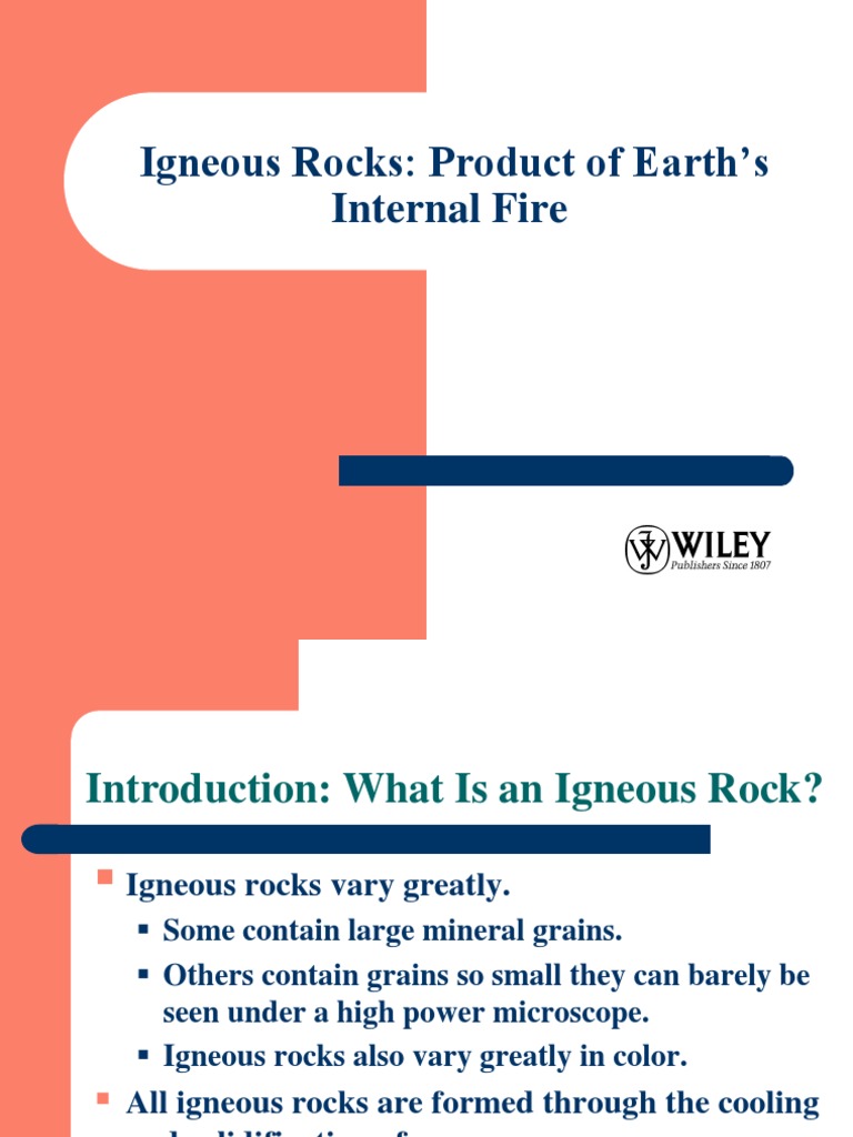 Igneous Rocks: Product of Earth's Internal Fire | PDF | Igneous Rock ...